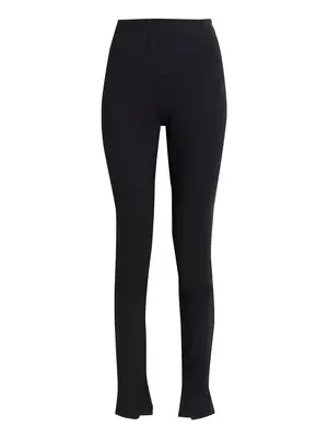 DION LEE Cottonblend Skinny Pants - Black