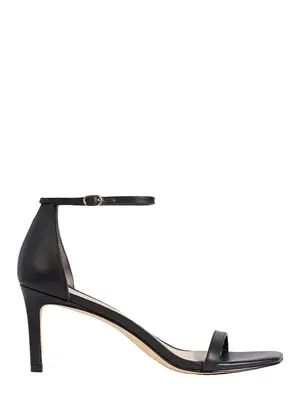 STUART WEITZMAN Amelina 75 Leather Sandals - Black