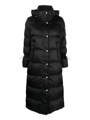 MOORER Padded Feather-down Coat - Black