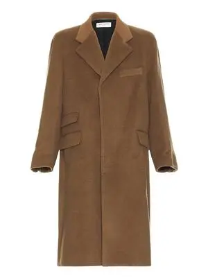 Saint Laurent Manteau Coat - Beige