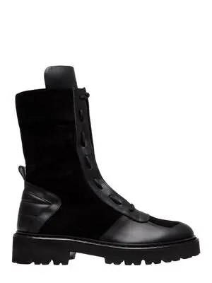 Bally Enga Panelled Ankle Boots - Black