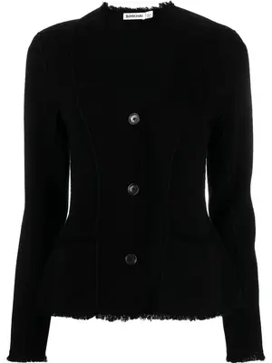 Simkhai Medina Single-breasted Blazer - Black