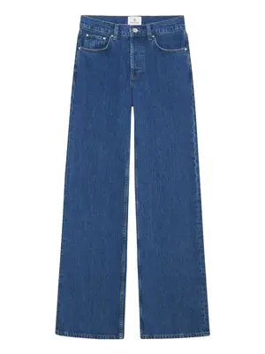 ANINE BING Hugh Wide-leg Jeans - Blue