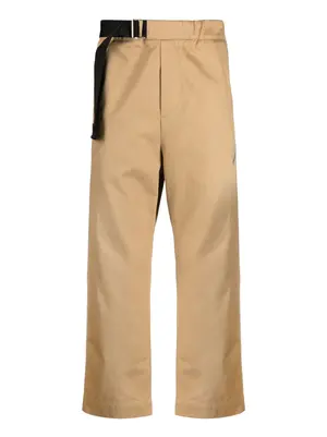 OAMC Tapered Cropped Trousers - Brown