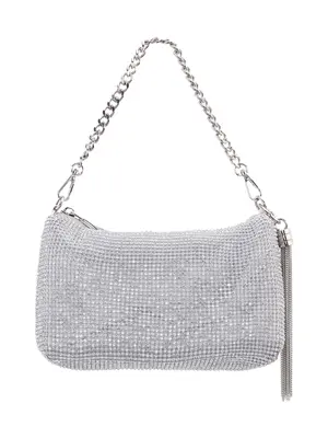 Nina Nina Lorne Embellished Convertible Shoulder Bag Silver