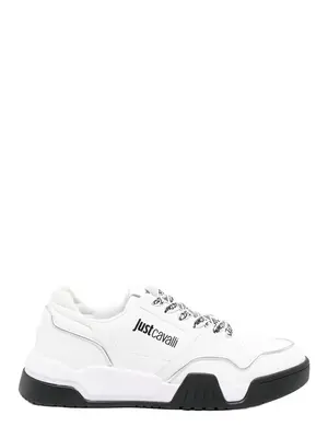 Just Cavalli Logo-print Lace-up Sneakers - White