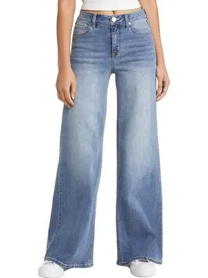 1822 DENIM 1822 Denim High-Rise Wide Leg Jeans