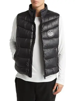 BOSS Recycled Polyamide Puffer Vest - Las Vegas Raiders Black