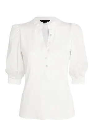 VERONICA BEARD Veronica Beard Puff-Sleeve Coralee Top