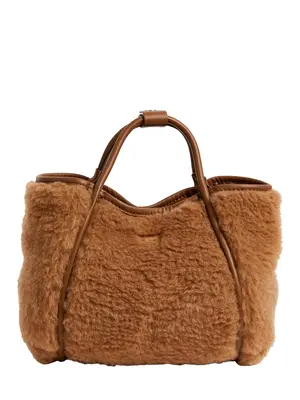 Max Mara Teddy Marine Top-handle Bag - Beige