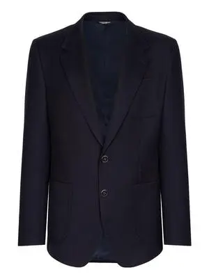 Dolce & Gabbana Patch Pocket Single-breasted Blazer - Blue