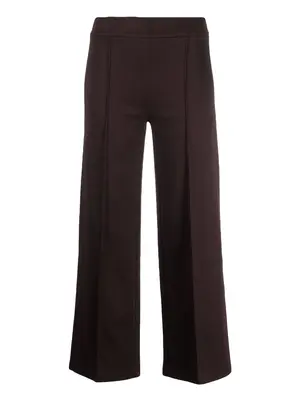 SEMICOUTURE Roma Wide-leg Trousers - Brown