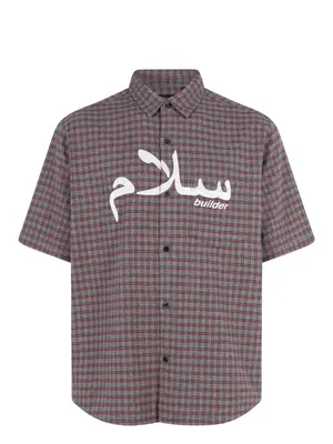 Supreme X Undercover Short-sleeve Flannel Shirt - Grey
