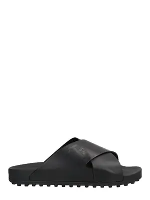 TOD'S Calfskin Sandals - Black