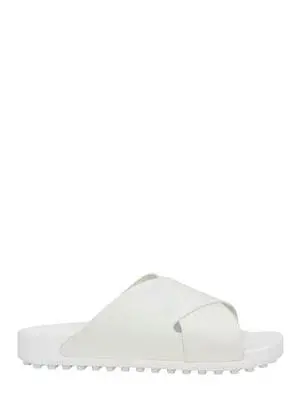 TOD'S Calfskin Sandals - White