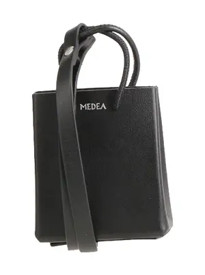 Medea Leather Shoulder Bag Black
