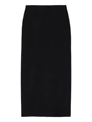 Dolce & Gabbana Cady Maxi Skirt - Black