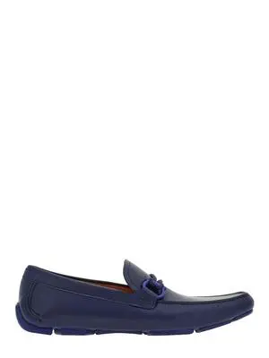 SALVATORE FERRAGAMO Ferragamo Gancini-Plaque Driver Loafers