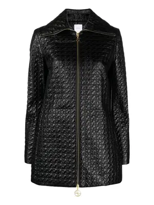 PATOU Quilted Zip-front Jacket - Black