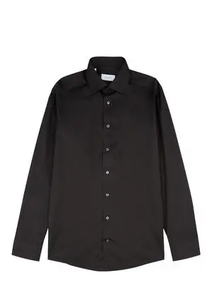 Eton Cotton-twill Shirt - Black