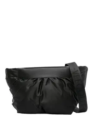 VEECOLLECTIVE Caba Pleated Clutch - Black