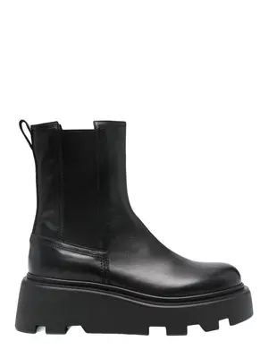 Premiata Peg 55mm Leather Boots - Black