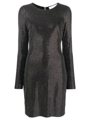 Michael Kors Embellished Mini Dress - Black