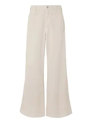 FORTELA Joelle Wide-leg Corduroy Pants - Off-white