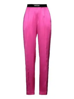 TOM FORD Tapered Satin Pants Purple