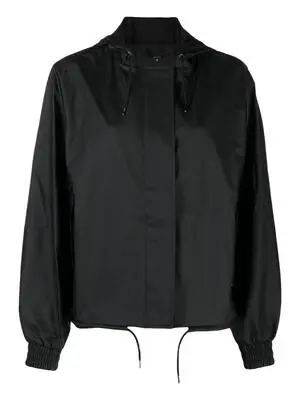 Rains Hooded Rain Jacket - Black