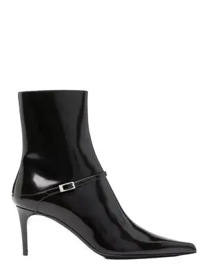 Saint Laurent Vendome 70mm Ankle Boots - Black