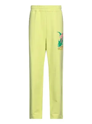 Gcds Pants Lime Size Cotton - Green