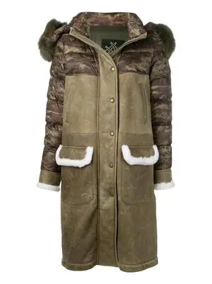 Mr & Mrs Italy Mid-length Down Jacket - Green