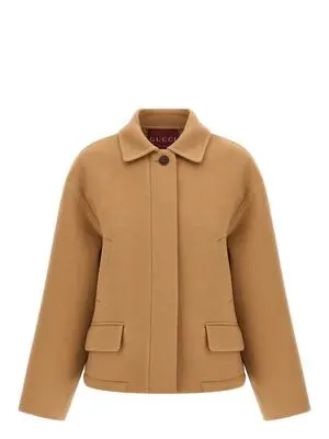 Gucci Caban Coat - Beige