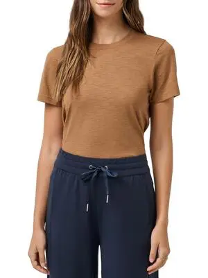 Travis Mathew Cloud Crewneck T-shirt - Chestnut