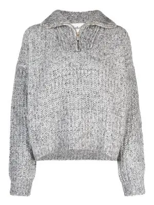 BA&SH High-Neck Knitted Jumper