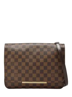 LOUIS VUITTON Damier Ebene Hoxton - Brown
