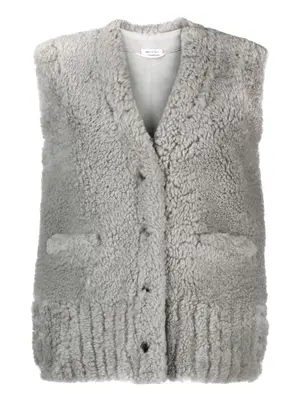 THOM BROWNE Thom Browne Shearling Gilet