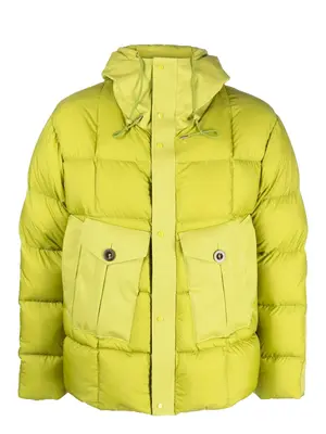 TEN C Tempest Combo Down Jacket - Green