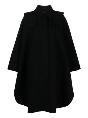 CHLOÉ Chloé Wool-Blend Hooded Cape