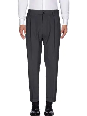 Dolce & Gabbana Houndstooth Straight-Leg Pants Grey