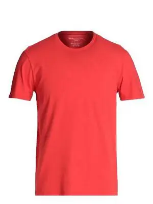 Majestic Filatures Man T-shirt Mauve Size M Organic Cotton, Recycled Cotton Tomato Red