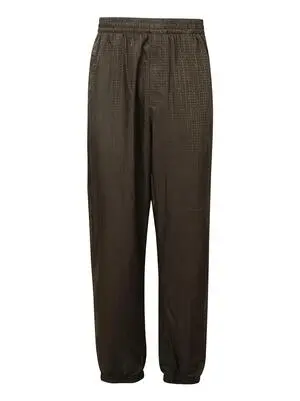 Givenchy Jacquard Trousers - Green