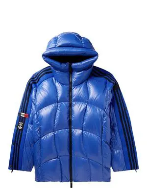 Moncler X Adidas Originals Beiser Hooded Down Jacket - Blue