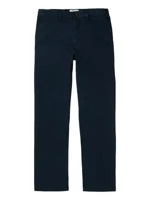 Mr P. Samuel Straight-leg Cotton-blend Twill Chinos - Blue