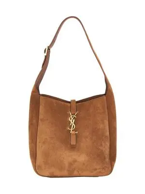 Saint Laurent Small Le 5 A 7 Hobo Bag Brown Caramel