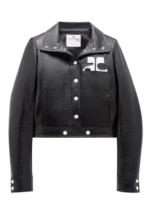 COURREGES Reedition Vinyl Jacket - Black