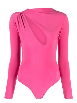Alchemy Fashions X Lia Aram Cut-out Bodysuit - Pink