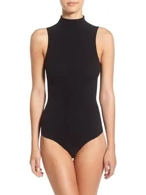 COMMANDO Commando Ballet Body Mock Neck Thong Bodysuit