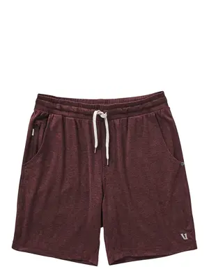 Vuori Ponto Performance Shorts Oxblood Heather